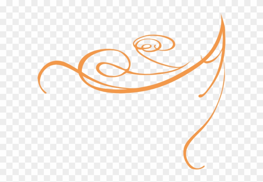 28 Collection Of Orange Line Clipart - Red Swirl Design - Full Size PNG ...