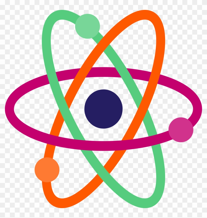 Free Atom Clipart - Colourful Atoms - Full Size PNG Clipart Images Download