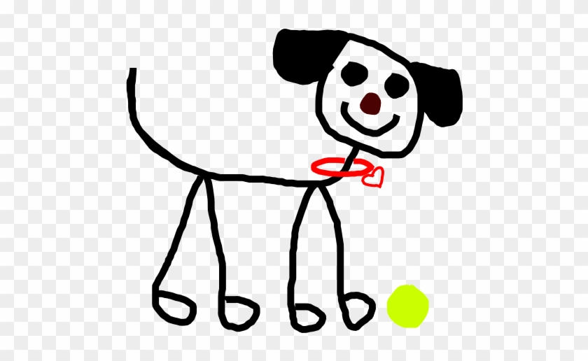 Stick Figure Kids/dog Clip Art - Stick Figure Dog Clipart - Full Size ...