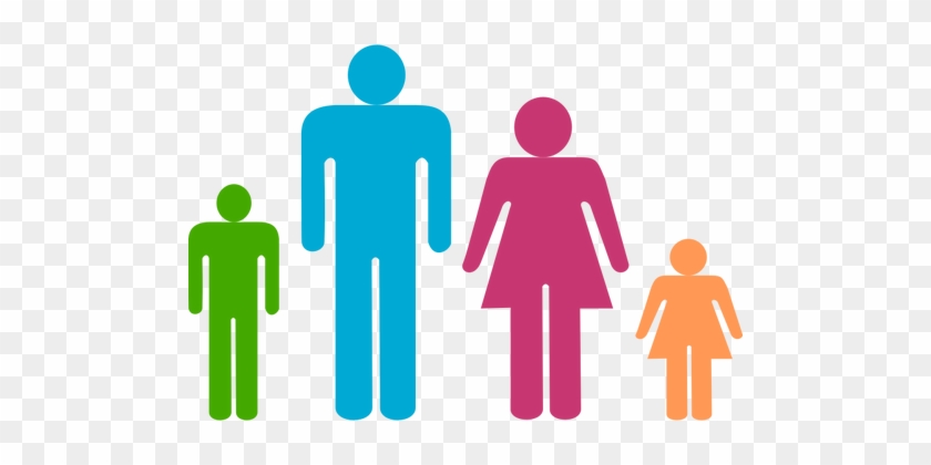 Multi Colored Family Clip Art Public Domain Vectors - Man And Woman ...