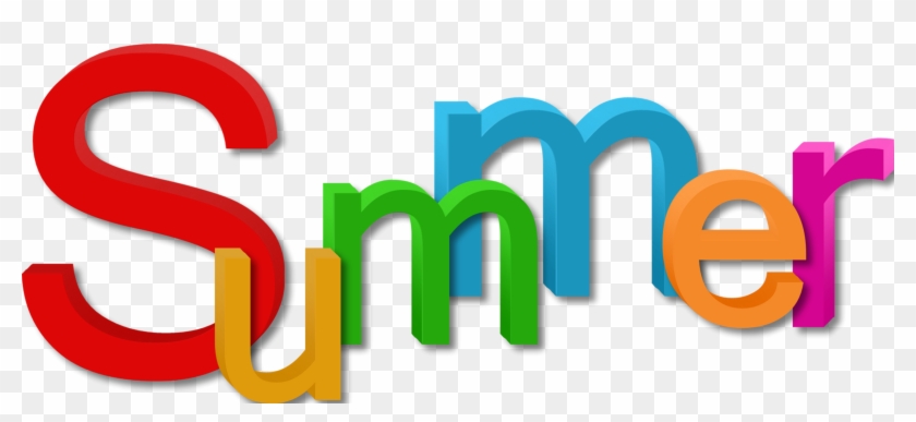 Word Clip Art - Summer Transparent Background - Full Size PNG Clipart ...