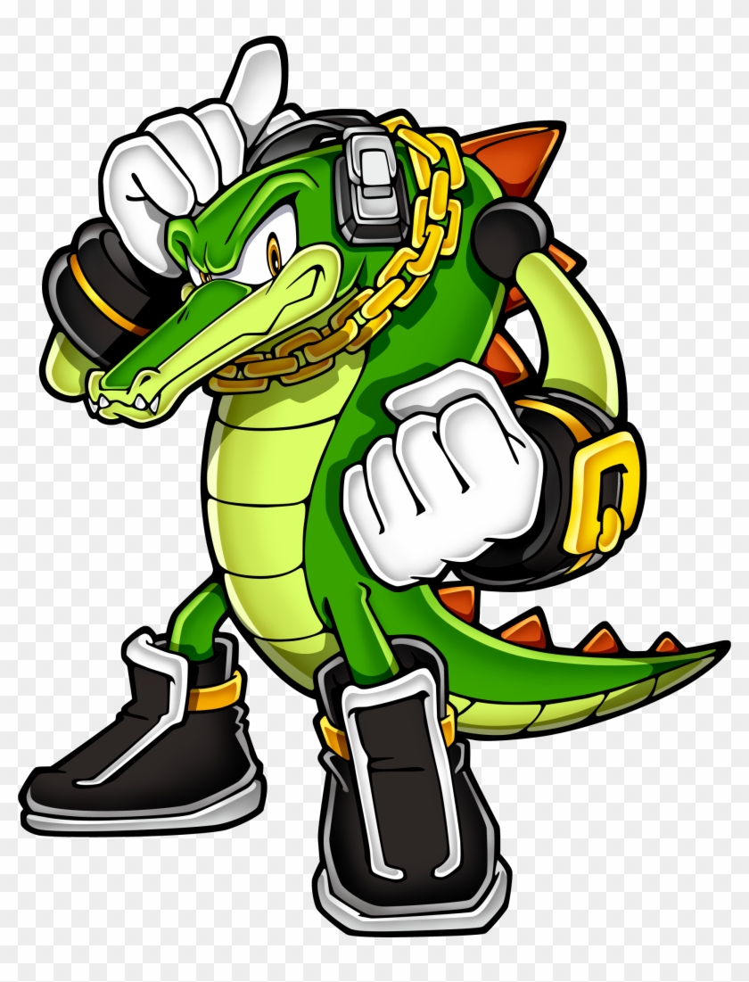 Vector The Crocodile - Vector The Crocodile Sonic - Full Size PNG ...