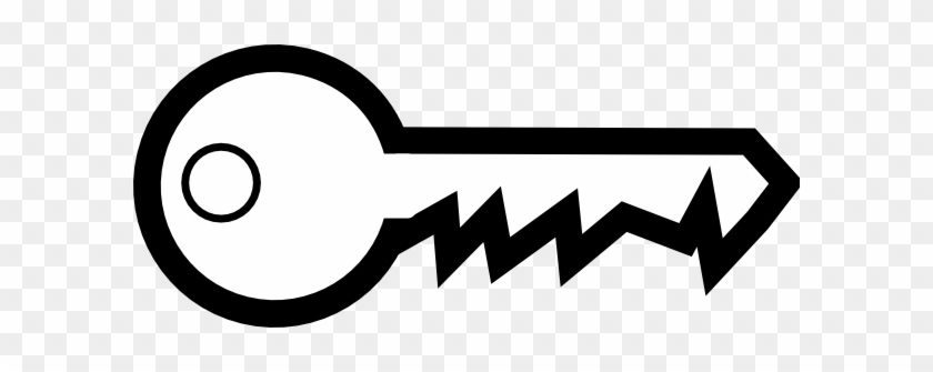 Free Vector Key Outline Clip Art - White And Black Key - Full Size PNG ...