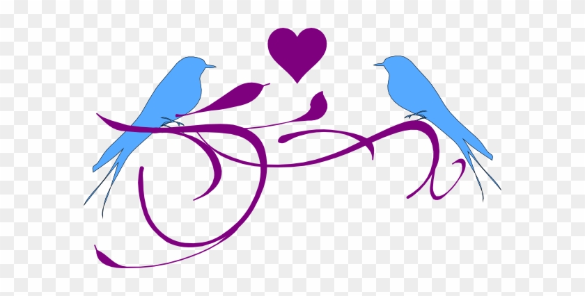 Clip Art Love Birds - Full Size PNG Clipart Images Download