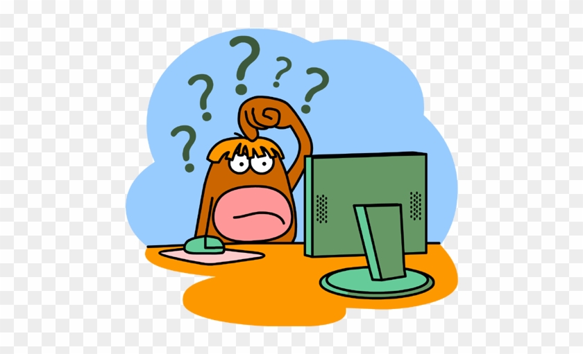 Monkey At The Computer - Technical Issues - Full Size PNG Clipart ...