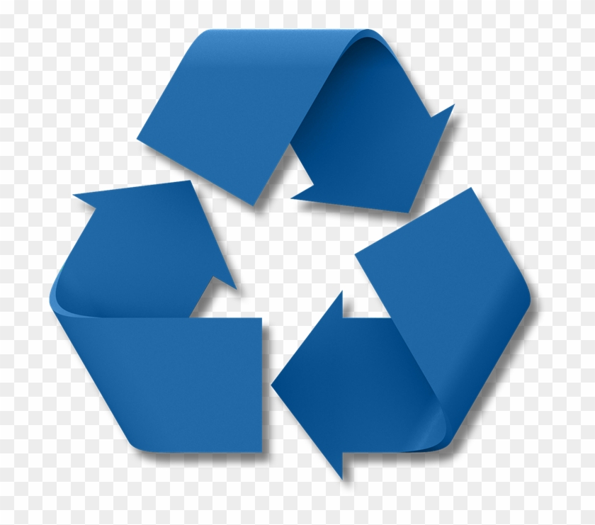 Recycle Logo Png Blue - Full Size PNG Clipart Images Download