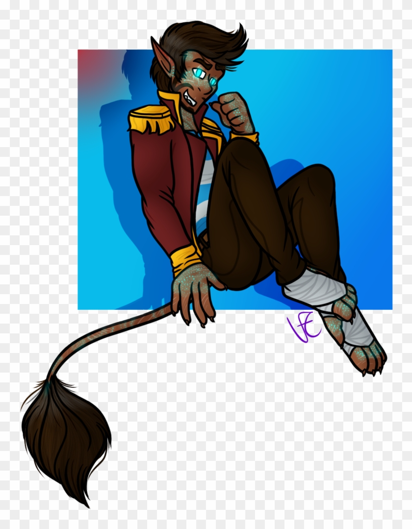 Sly Xeph By Violet The Cat - Drawing - Full Size PNG Clipart Images ...