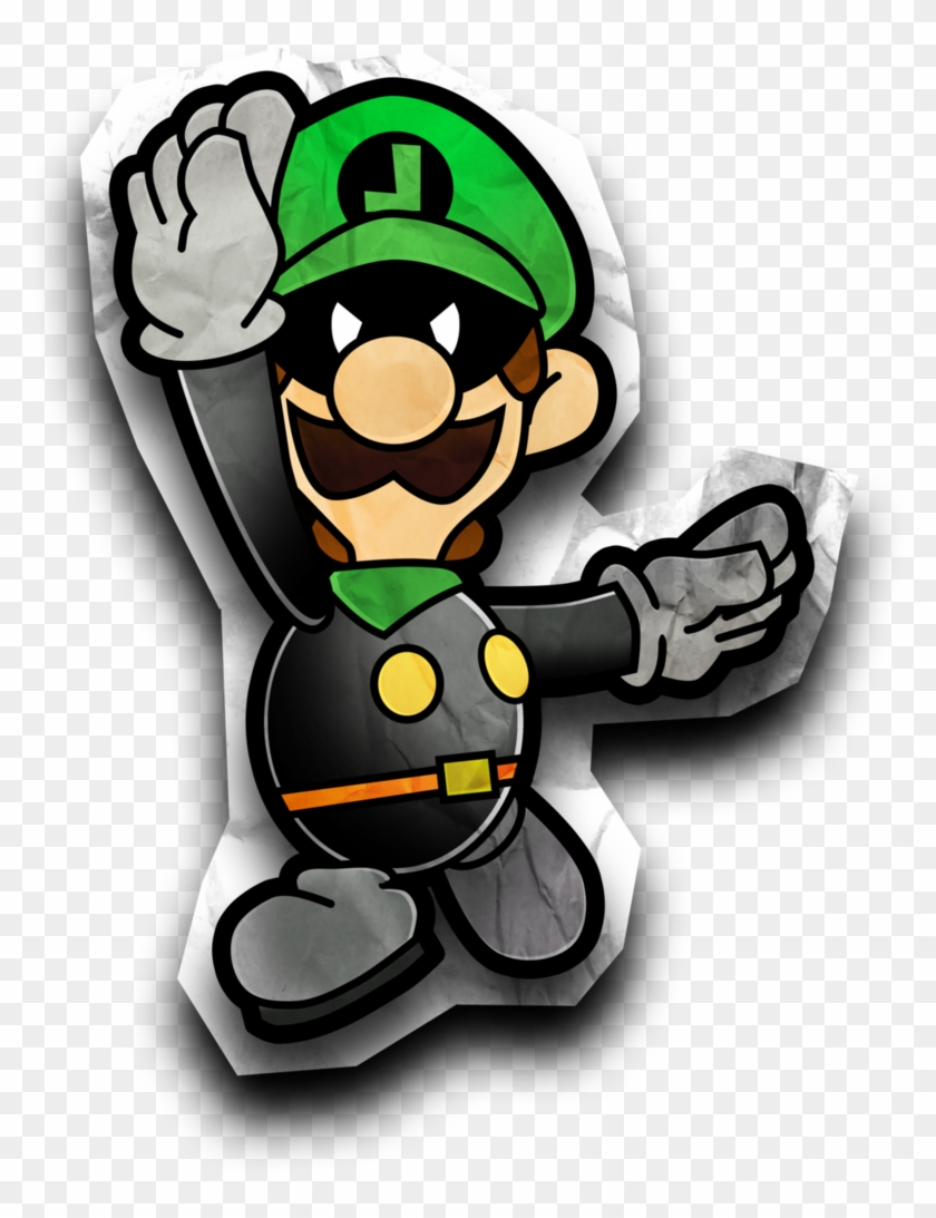 Mr L Paper Mario - Mario Series - Full Size PNG Clipart Images Download