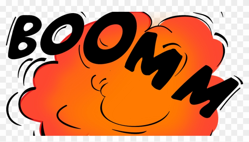 Boom Onomatopoeia Png - Full Size PNG Clipart Images Download