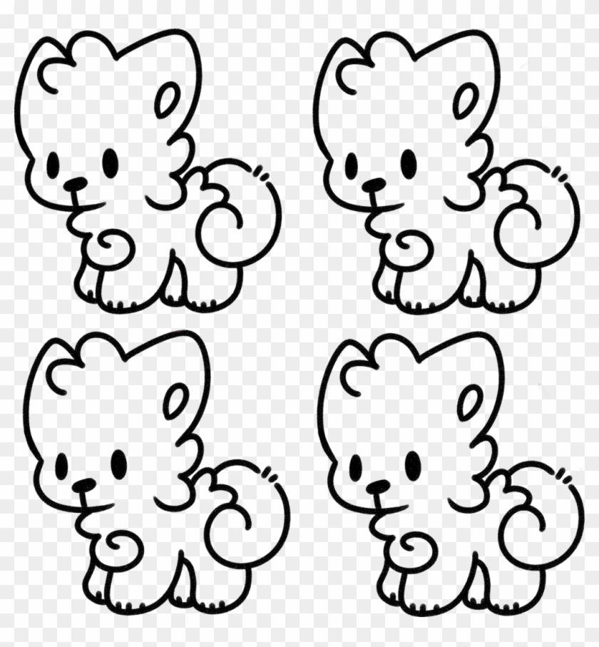 F2u Tiny Dog Lineart By Ronnieponnie F2u Tiny Dog Lineart - Slumber Pup ...
