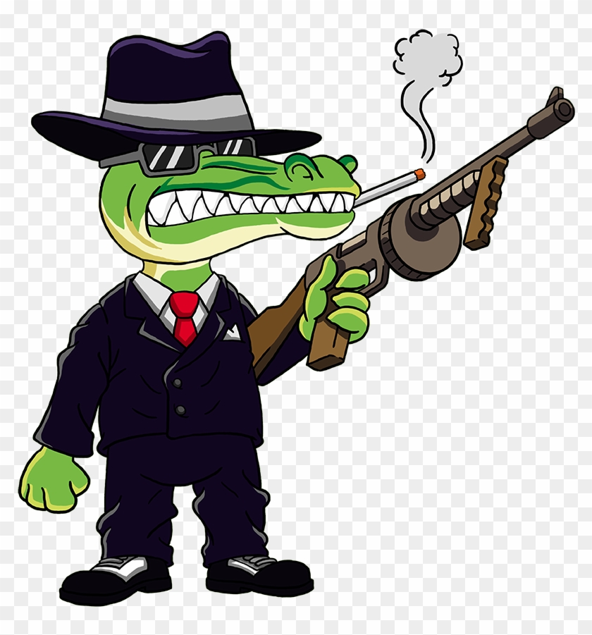 Gator Gangster Mob - Gangster - Full Size PNG Clipart Images Download