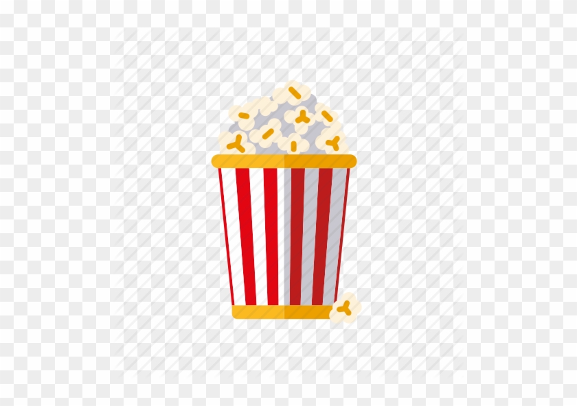 Popcorn Cinema Icon Set ~ Icons ~ Creative Market - Cinema Pop Corn Png ...