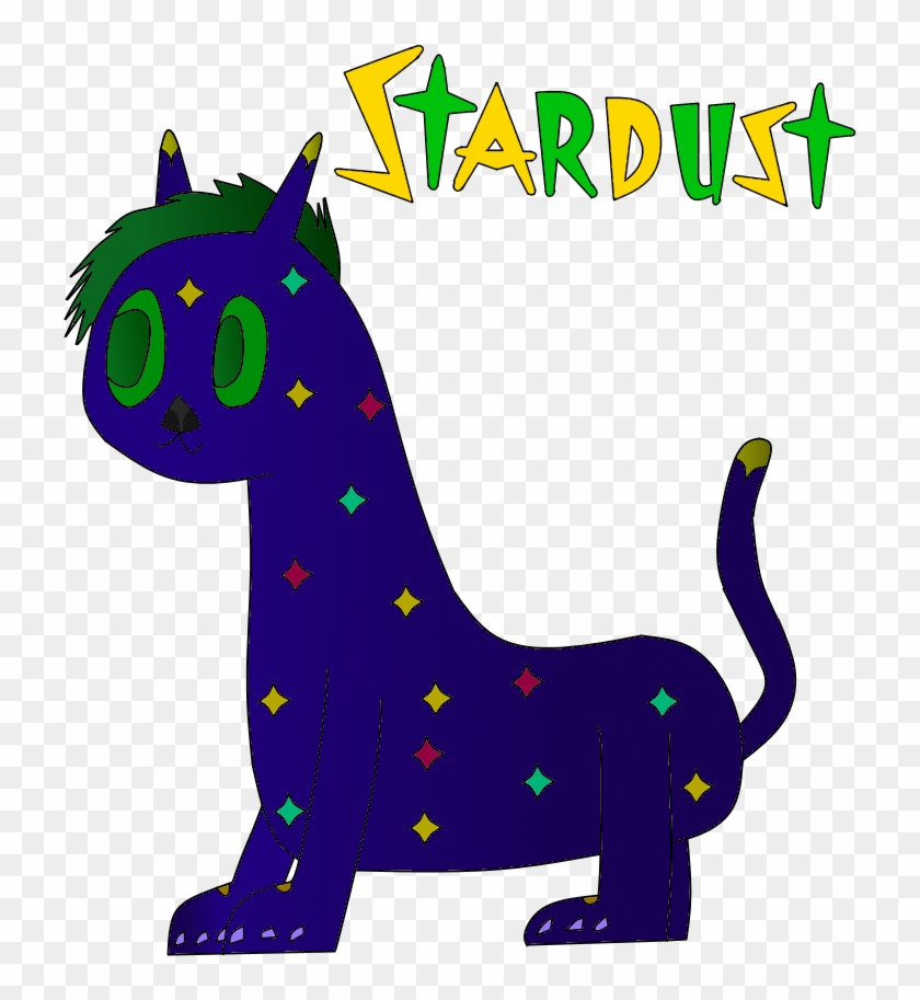 Stardust The Alien Cat By Bpedeviantart - Cartoon - Full Size PNG ...