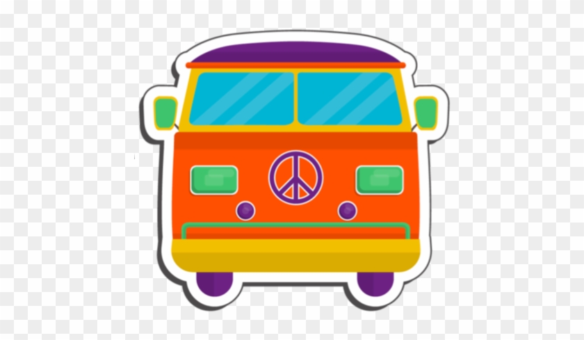 Vintage Hippie Stickers For Message Messages Sticker-9 - Vintage Hippie ...