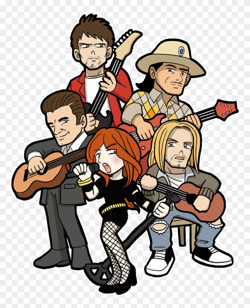Gh5 Famous Musicians By Sandikarakhim - Cartoon - Free Transparent PNG ...