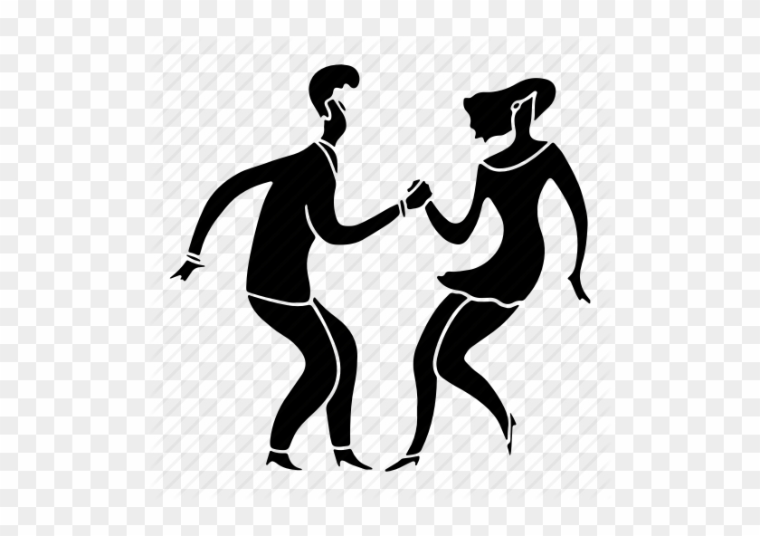 Couple, Dance, Man, Rock - Rock Dancing Icon - Full Size PNG Clipart ...