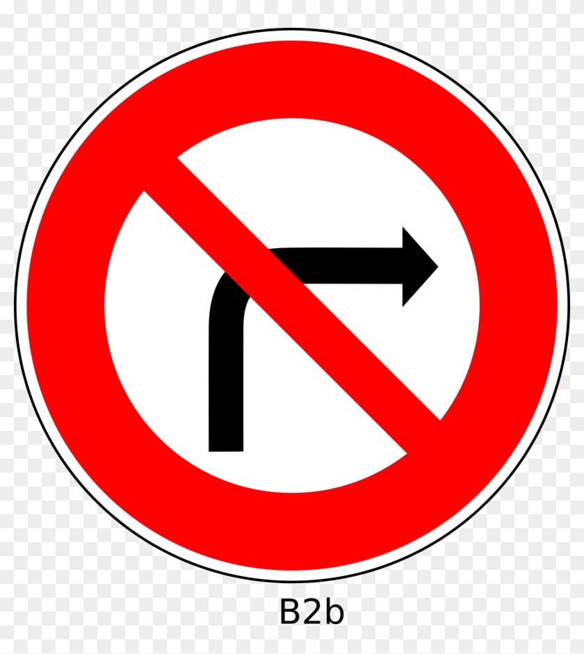 B2b Svg Clip Arts - Kozlekedesi Tablak - Free Transparent PNG Clipart ...