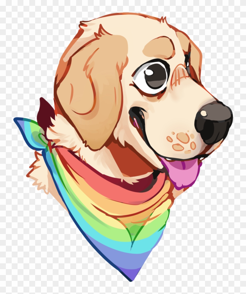 Pride Pup By Aliensphynx - Drawing - Full Size PNG Clipart Images Download