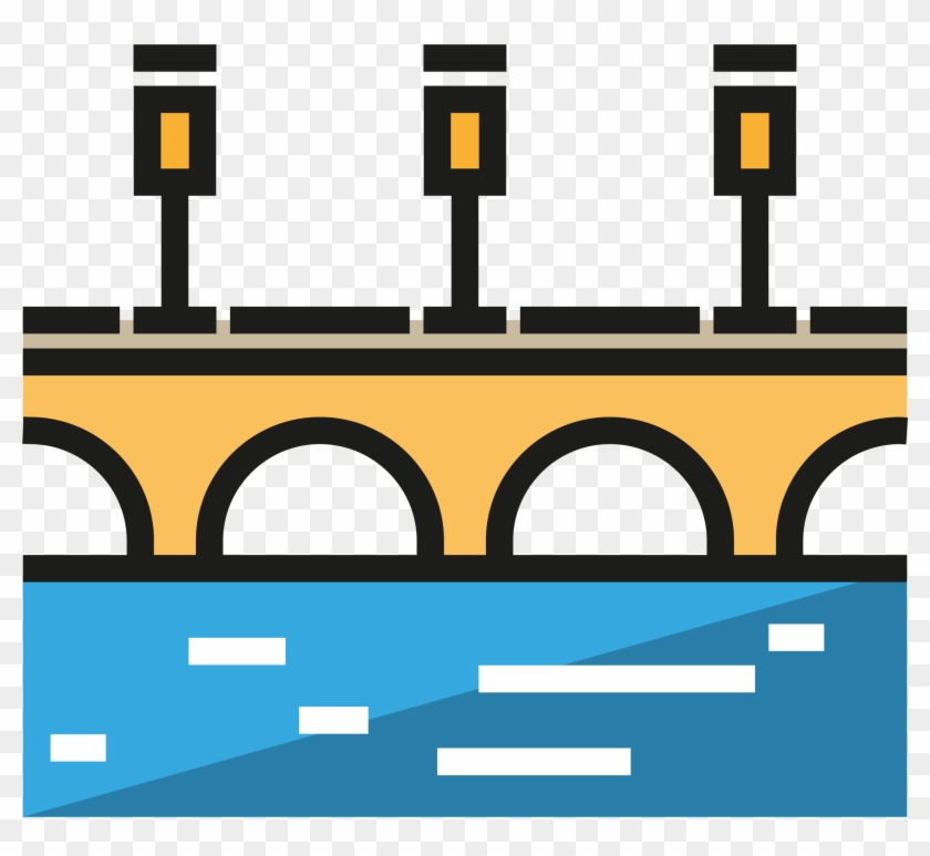 Building Bridge Icon - Building Bridge Icon - Full Size PNG Clipart ...