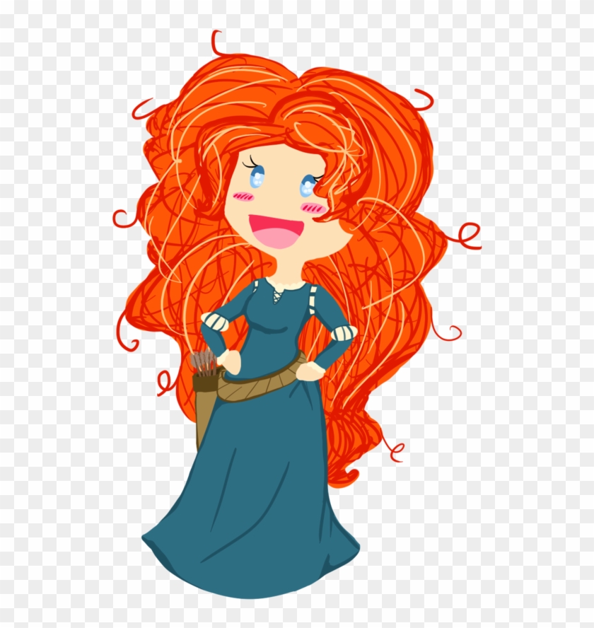 Merida Chibi By Mousiedoodles - Merida Chibi Png - Full Size PNG ...