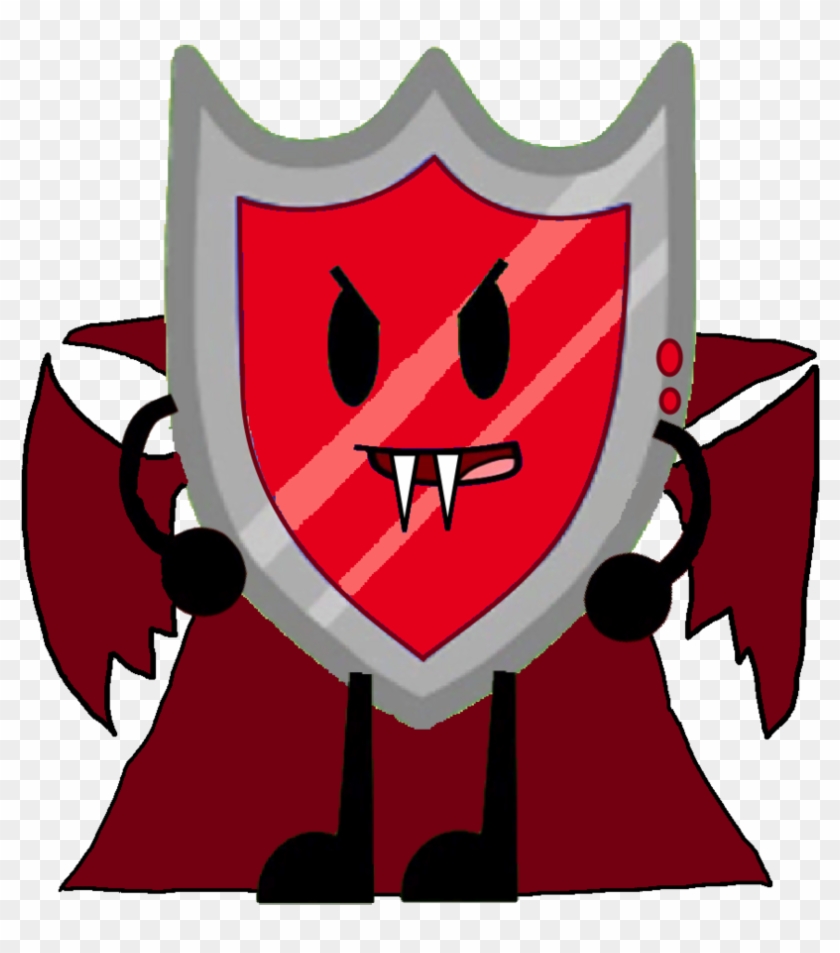 Shieldy As A Vampire Vector By Thedrksiren - Brawl Of The Objects ...