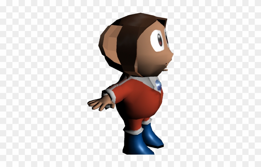 Alex Kidd In 3d By Cybermaroon - Cartoon - Free Transparent PNG Clipart ...