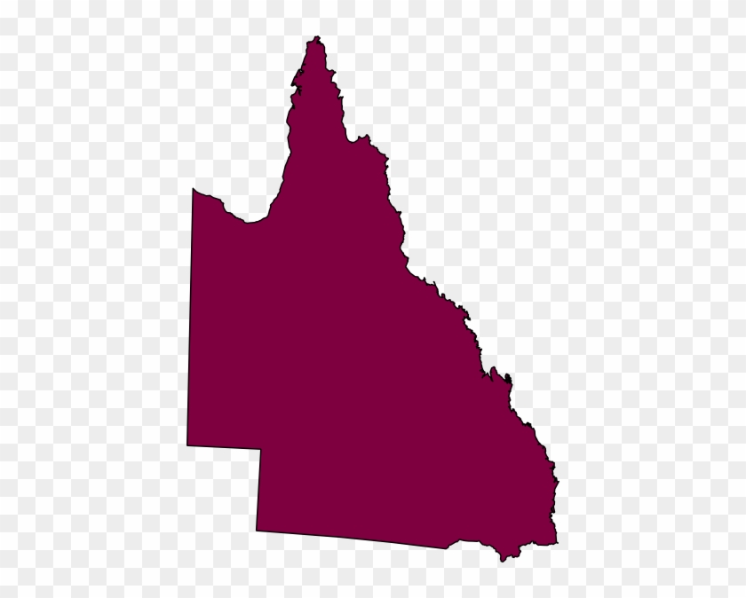 Queensland Map Vector - Full Size PNG Clipart Images Download