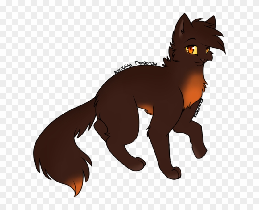 Robinwing Of Thunderclan By Nizumifangs - Cartoon - Free Transparent ...