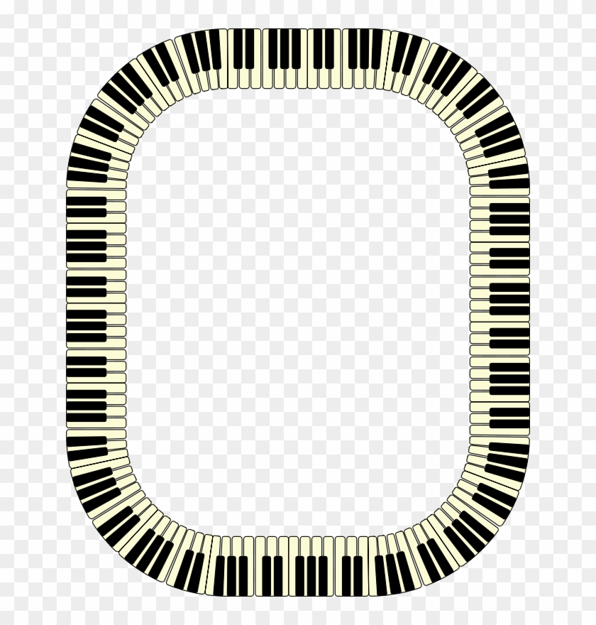 By Firkin - Piano Keys In A Circle - Full Size PNG Clipart Images Download