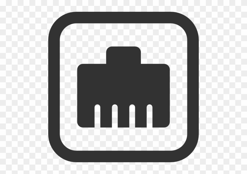 Wired Network Icon - Ethernet Icon - Full Size PNG Clipart Images Download