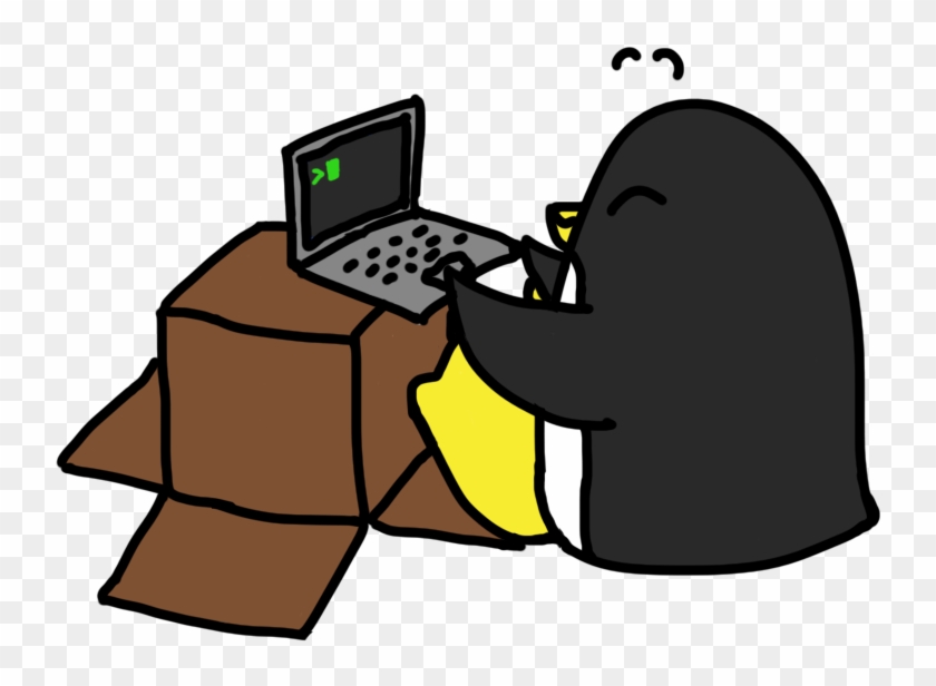 Jim The Linux Penguin - Cartoon - Full Size PNG Clipart Images Download