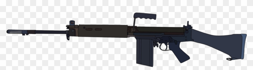 L1a1 Self Loading Rifle By Whellerng - L1a1 Slr - Full Size PNG Clipart ...