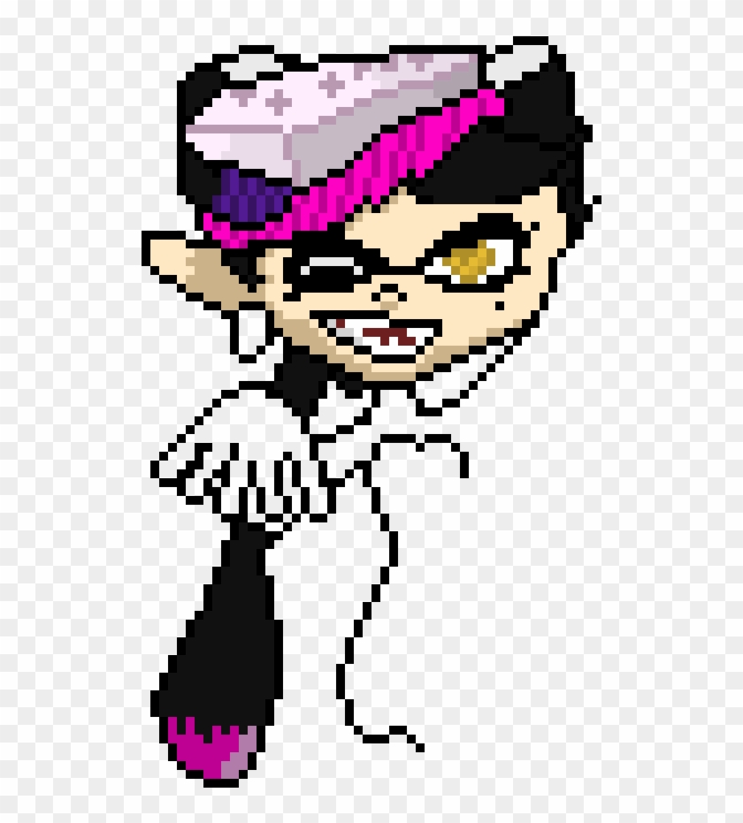 Squid Sisters (callie & Marie) - Callie Squid Sisters Pixel Art - Full ...