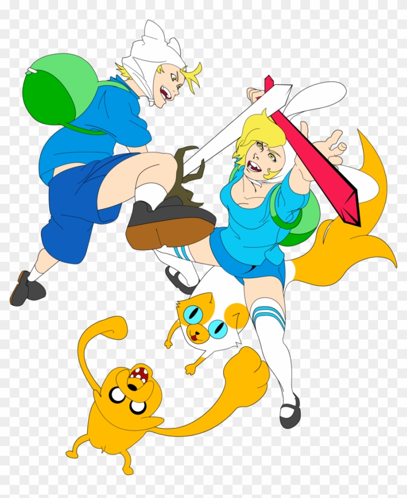 Adventure Time - Fionna And Finn Adventure Time - Full Size PNG Clipart ...