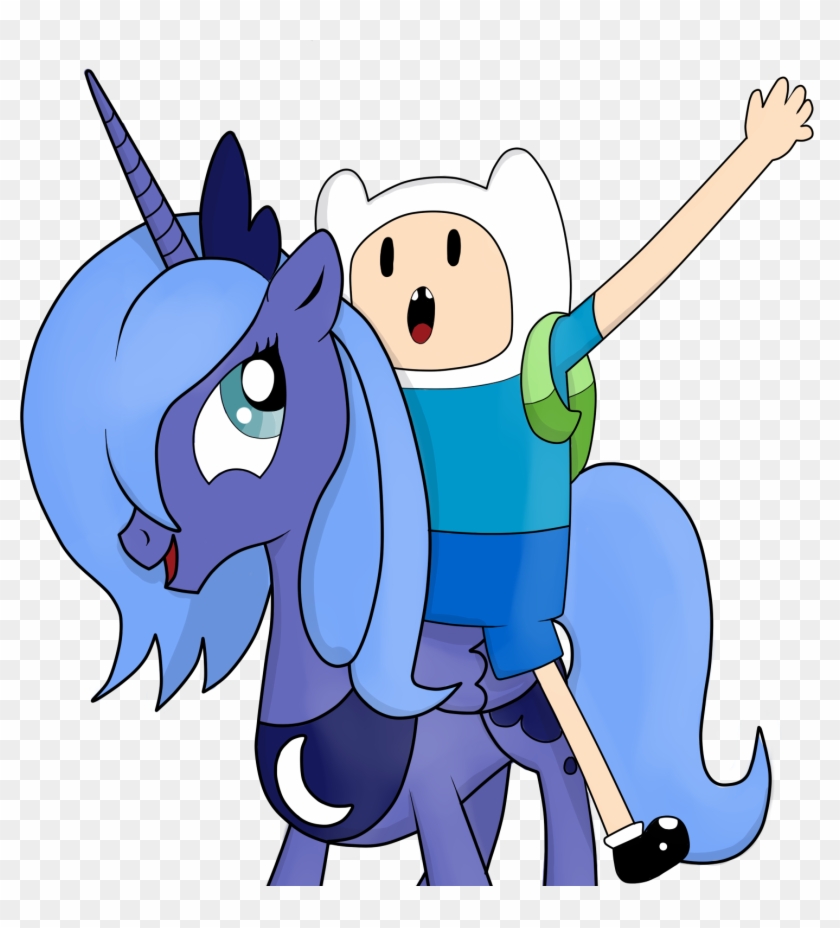 Adventure Time Finn Artist-miketheuser Crossover Luna - Adventure Time ...