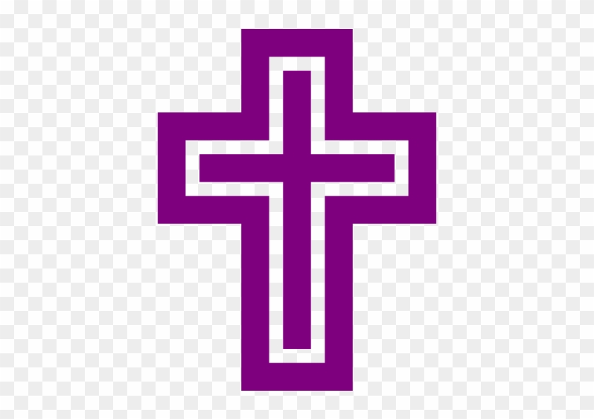 Free - Purple Cross - Free Transparent PNG Clipart Images Download