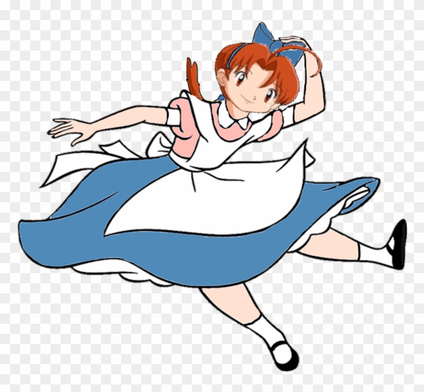 Delia Ketchum As Alice Falling By Darthraner83 - Alice In Wonderland ...