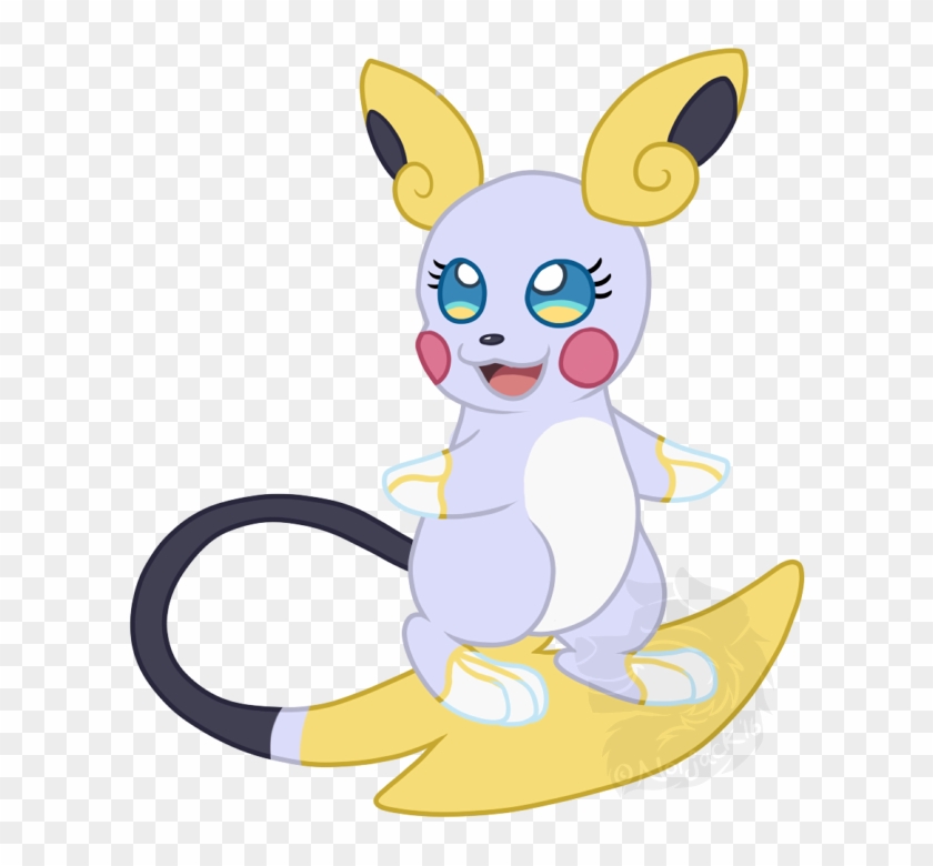 [oc] Estelle The Alolan Raichu By Lycanark - Raichu - Full Size PNG ...