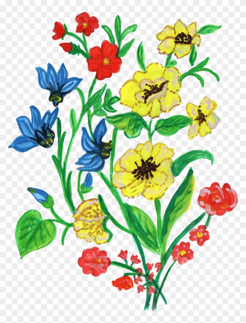 Cut Flowers Floral Design Clip Art - Cut Flowers Floral Design Clip Art ...