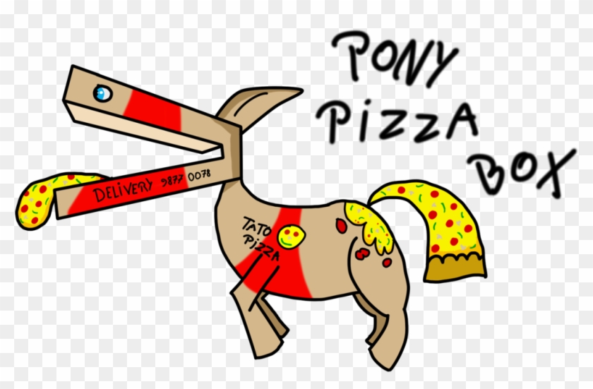 Pony Pizza Box By Nachoywea - Pizza Pony - Full Size PNG Clipart Images ...