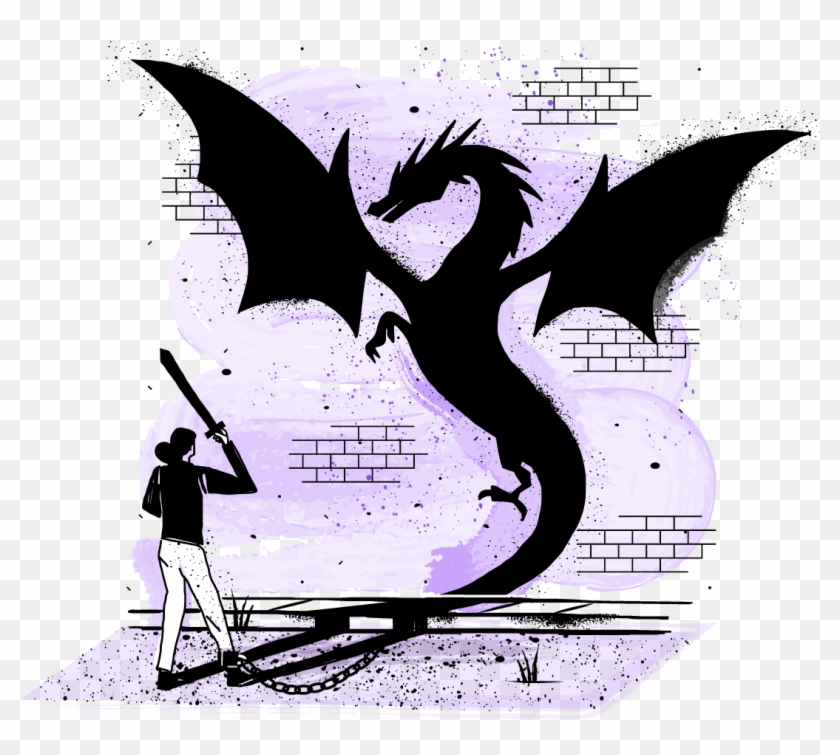 Here Be Dragons - Illustration - Full Size PNG Clipart Images Download