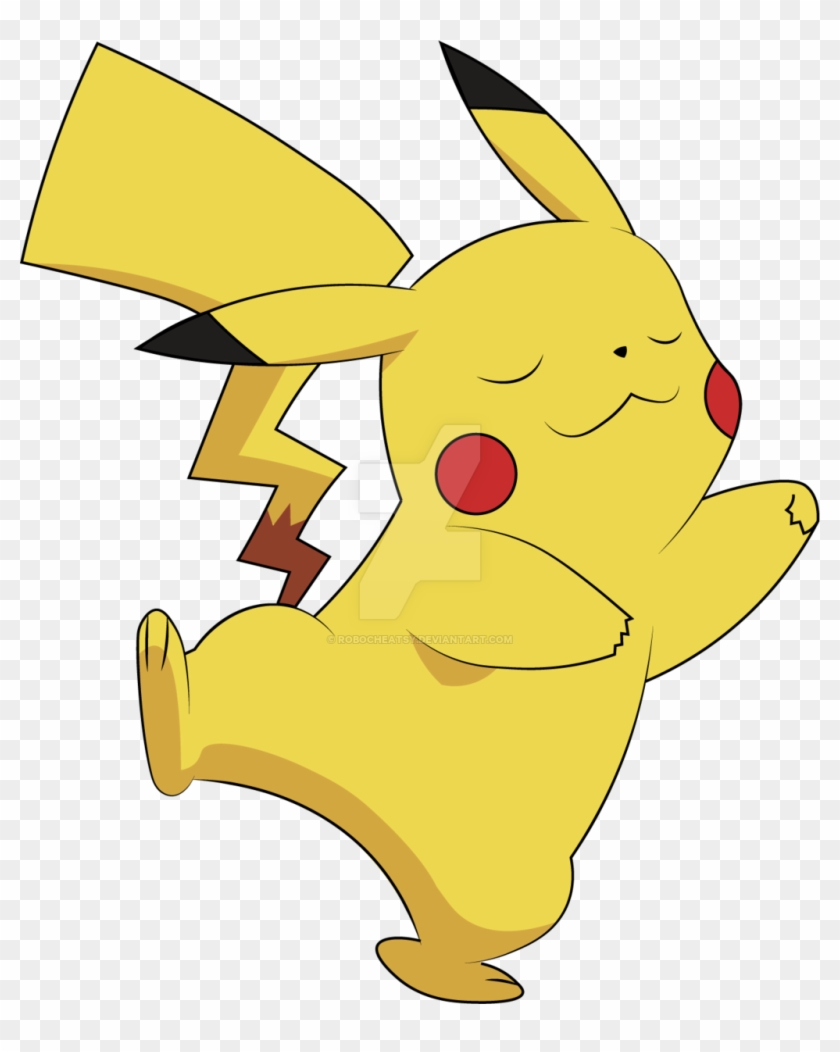 Pikachu Vector By Robocheatsy - Vector Image Of Pikachu - Full Size PNG ...