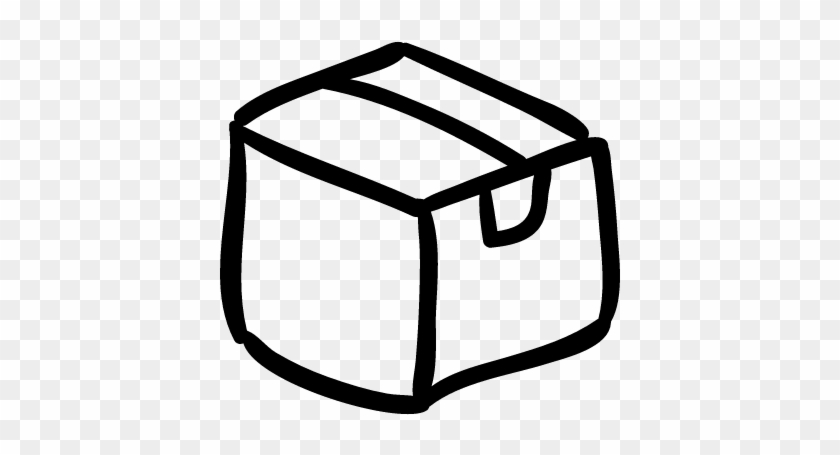 Archive Box Outlined Hand Drawn Tool Vector - Archive Box Outlined Hand ...