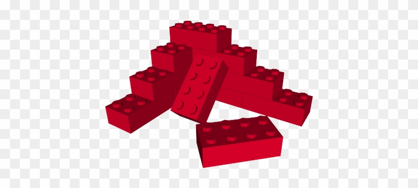 Toomanyredbricks - Red Lego Blocks - Full Size PNG Clipart Images Download