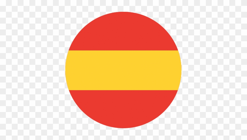 Flag Spain - Circle - Full Size PNG Clipart Images Download