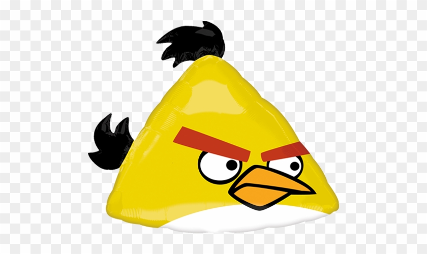 23" Angry Birds Yellow Supershape Foil Balloon - Yellow Bird Angry ...