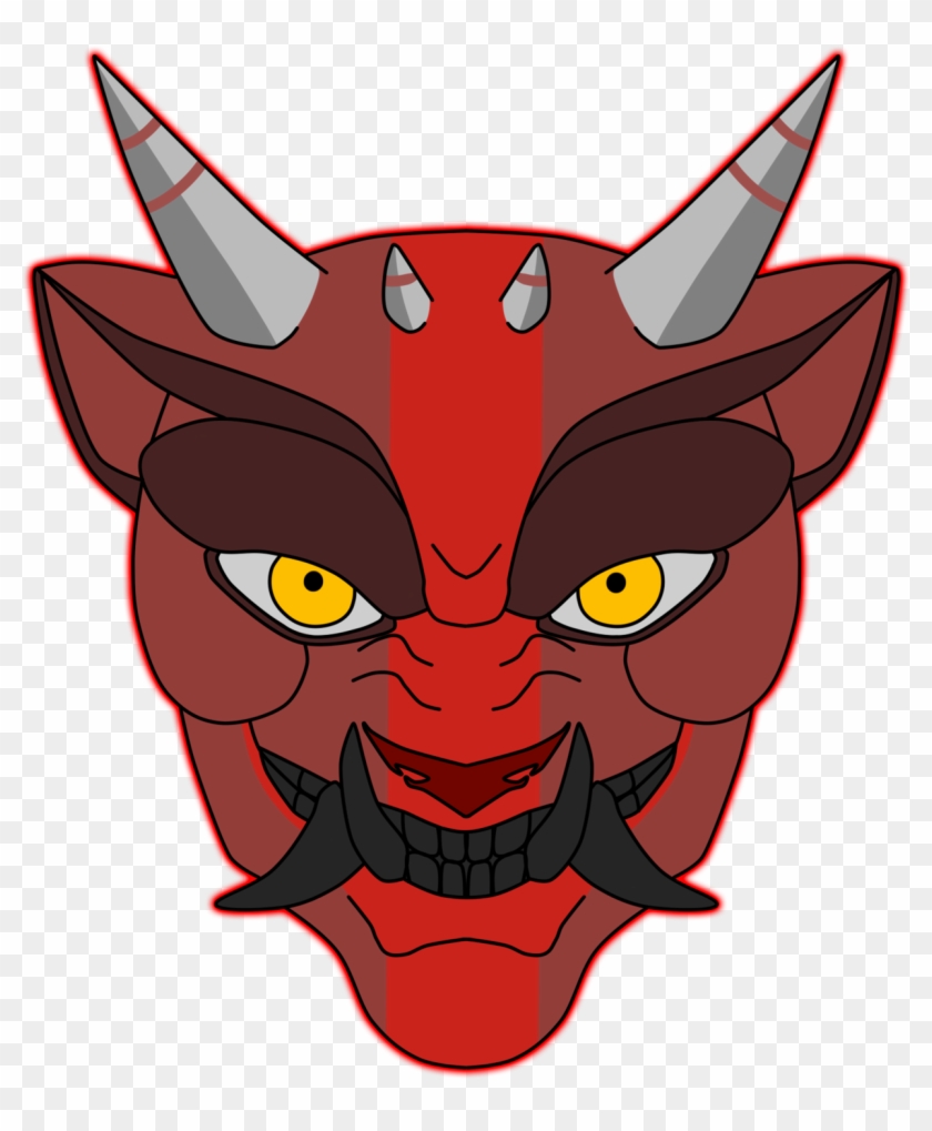 Oni Mask Transparent Background - Demon Transparent Background - Full ...