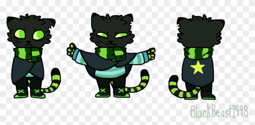 Raven Cat Nitw Style By Blackbeast1998 - Cartoon - Free Transparent PNG ...