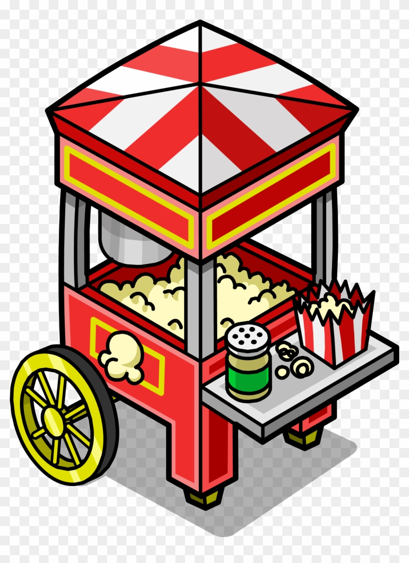 Popcorn Cart Sprite 002 - Popcorn Cart Sprite 002 - Free Transparent ...