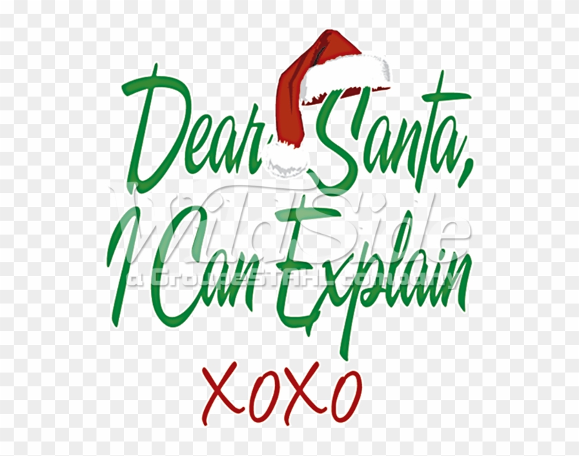 Artix Dear Santa I Can Explain Humor Gift For Family - Free Transparent ...